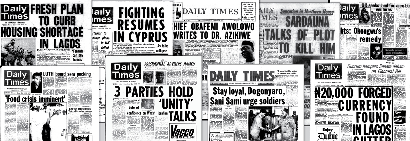 Daily Times Digital Archive - East View